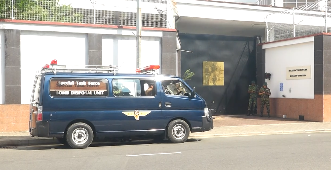 Bomb scare at Russian Embassy in Colombo - Sri Lanka News